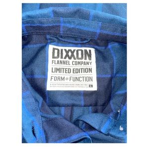 DIXXON | Tops | Dixxon X Snap On Tools Flannel Shirt Womens Blue ...